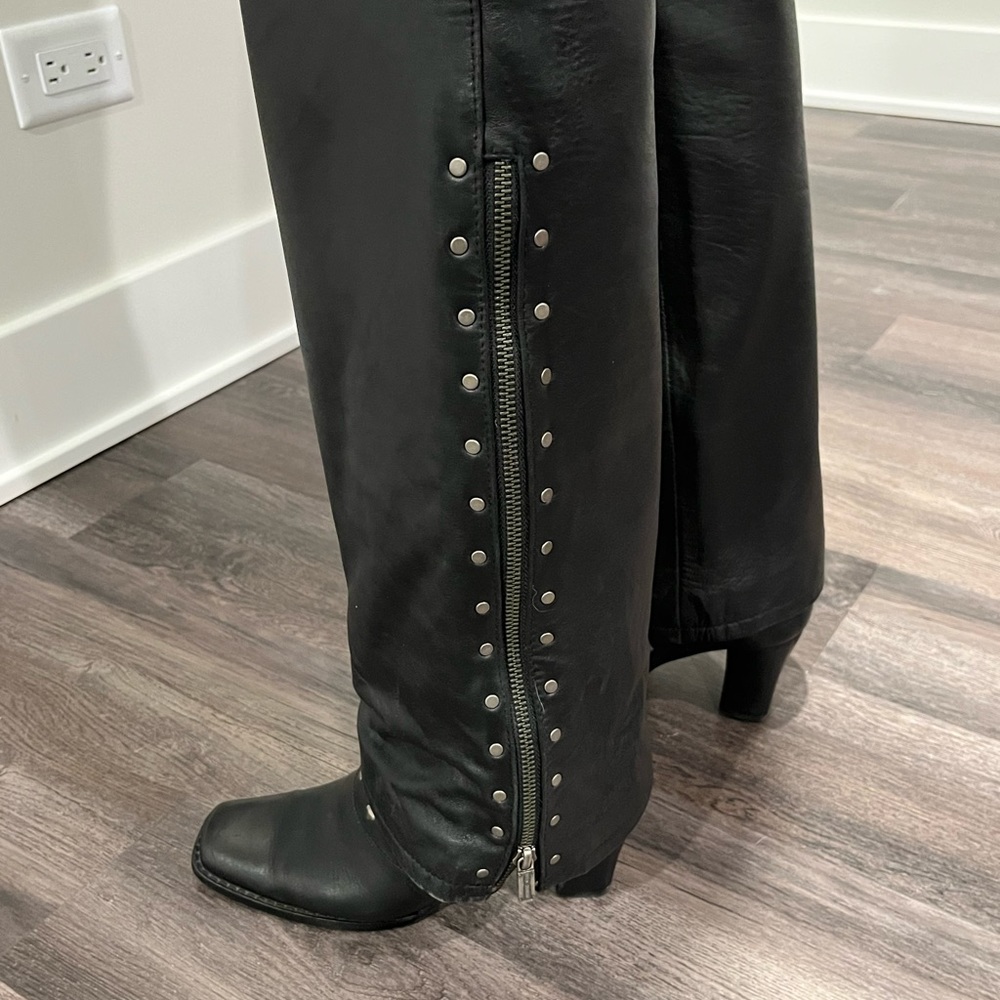 Genuine Harley-Davidson Lamb Skin Leather Pants - Gem